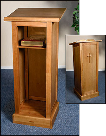 Full Lectern with Shelf