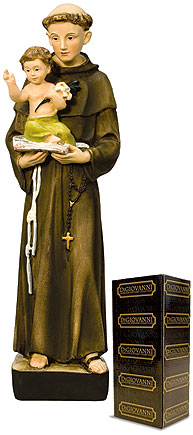 8" St Anthony Statue - DiGiovanni Catholic Statues