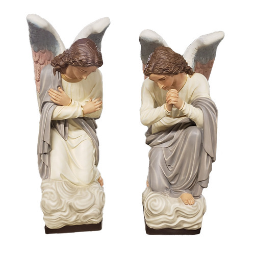 Adoration Kneeling Angel 56 H - Angels Statues Collection
