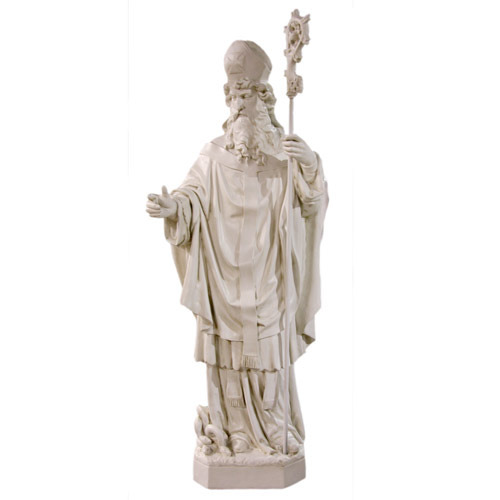 Saint Patrick Staff Realistic 72" Statue - Catholic Statues of Saints