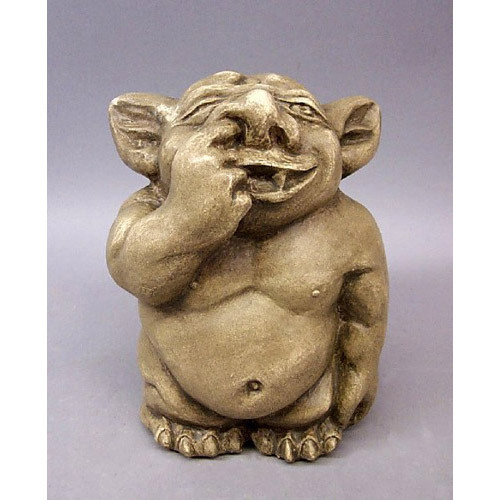 Picc-A-Dilly Nose 8"H Gargoyle Statue